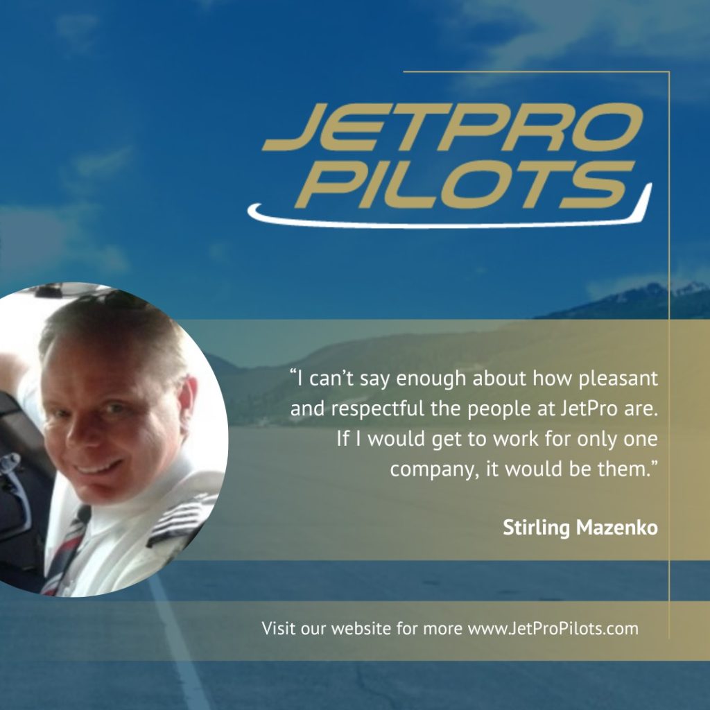 JetPro Pilots – The Right Crew for the Trip™